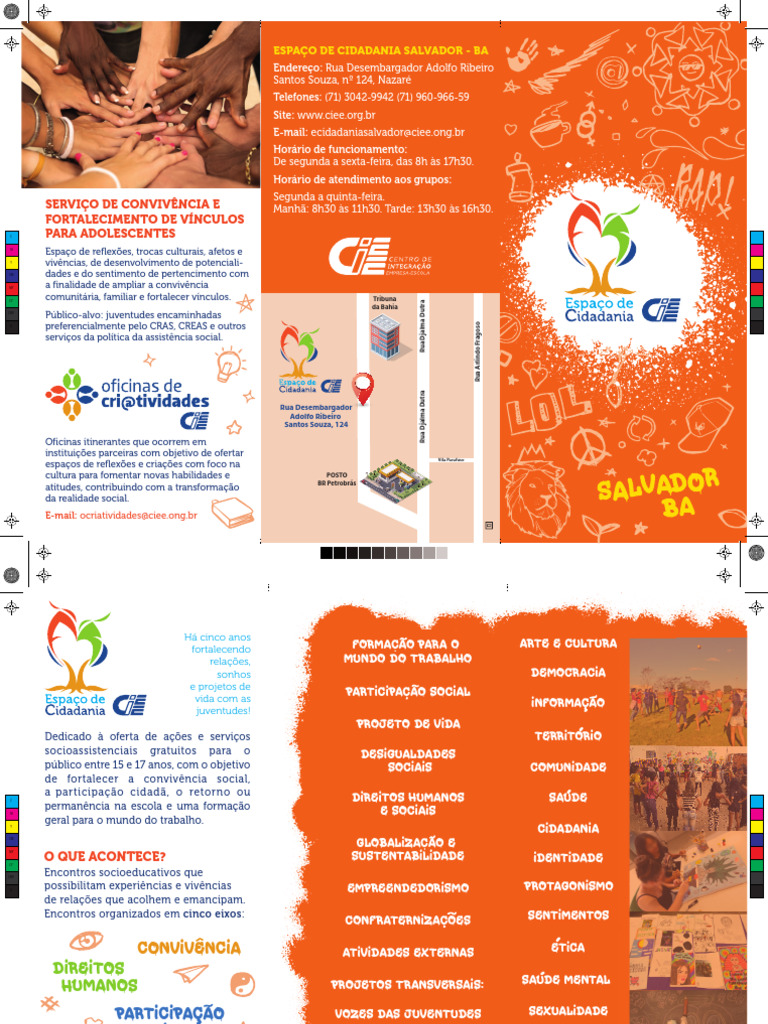 Folder Espaco Cidadania Salvador 2022 Curvas | PDF