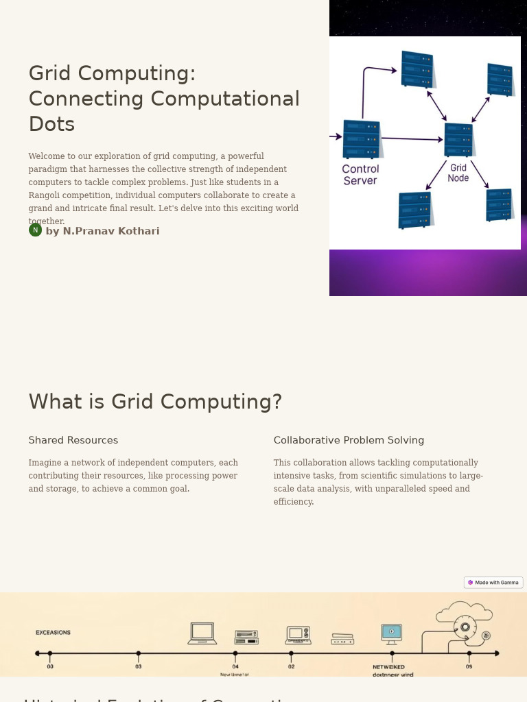 Grid Computing Connecting Computational Dots | PDF | Grid Computing | Scalability