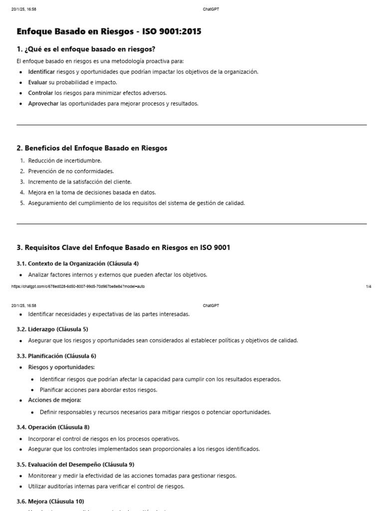 Riesgos Iso 90001 | PDF | Análisis FODA | Business