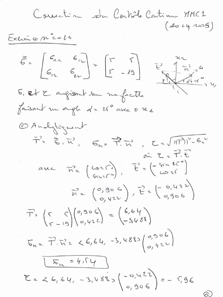 Correction Controle | PDF