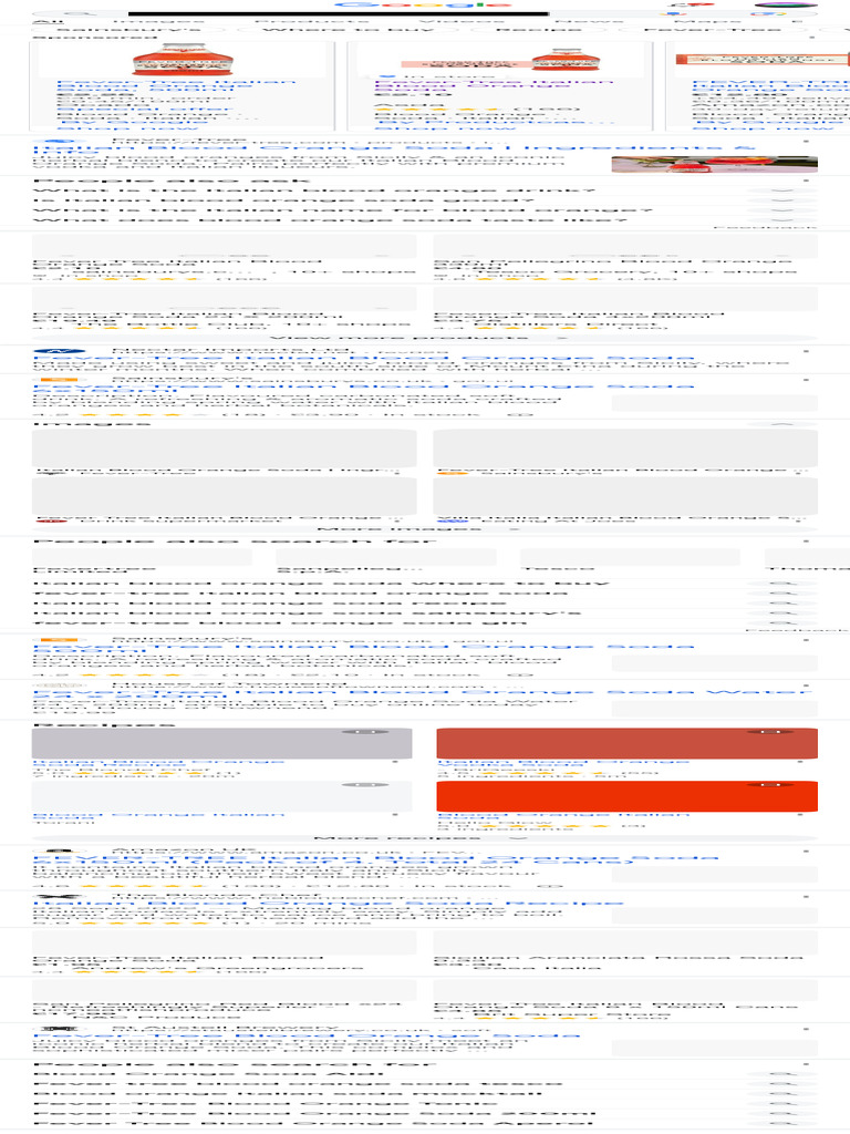 Italian Blood Orange Soda - Google Search | PDF | Orange (Fruit) | Soft Drink