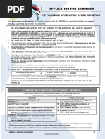 Grade 8 Application Form 2026 WHS | PDF