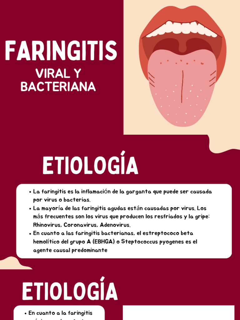 Faringitis | PDF | Medicina CLINICA | Enfermedades y trastornos