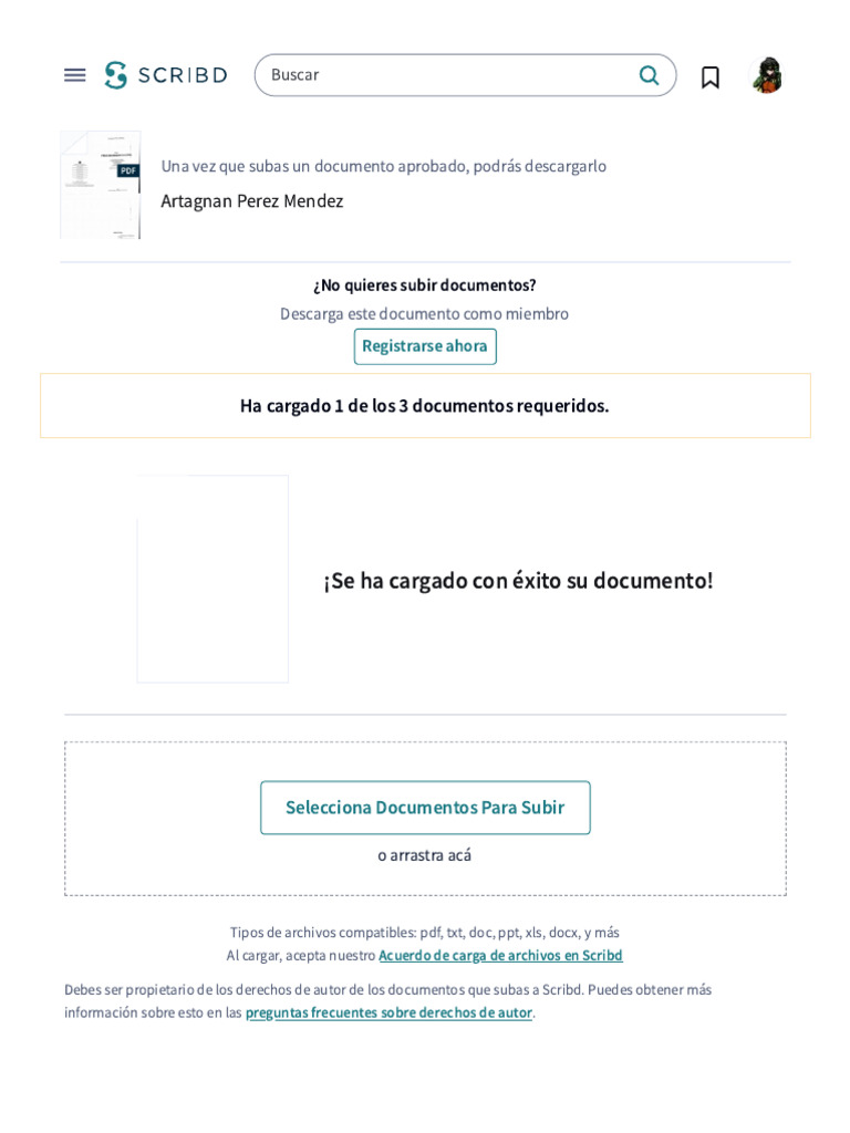 TRESSuba un documento | Scribd | PDF