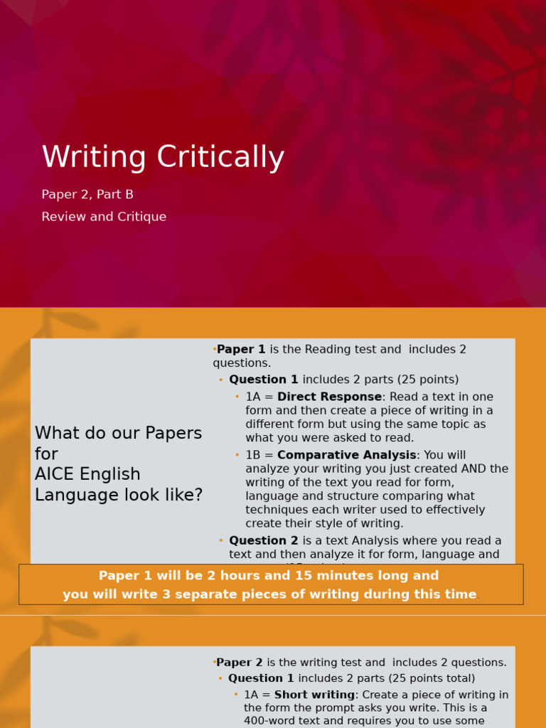 Critical Writing | PDF | Adjective | Linguistics