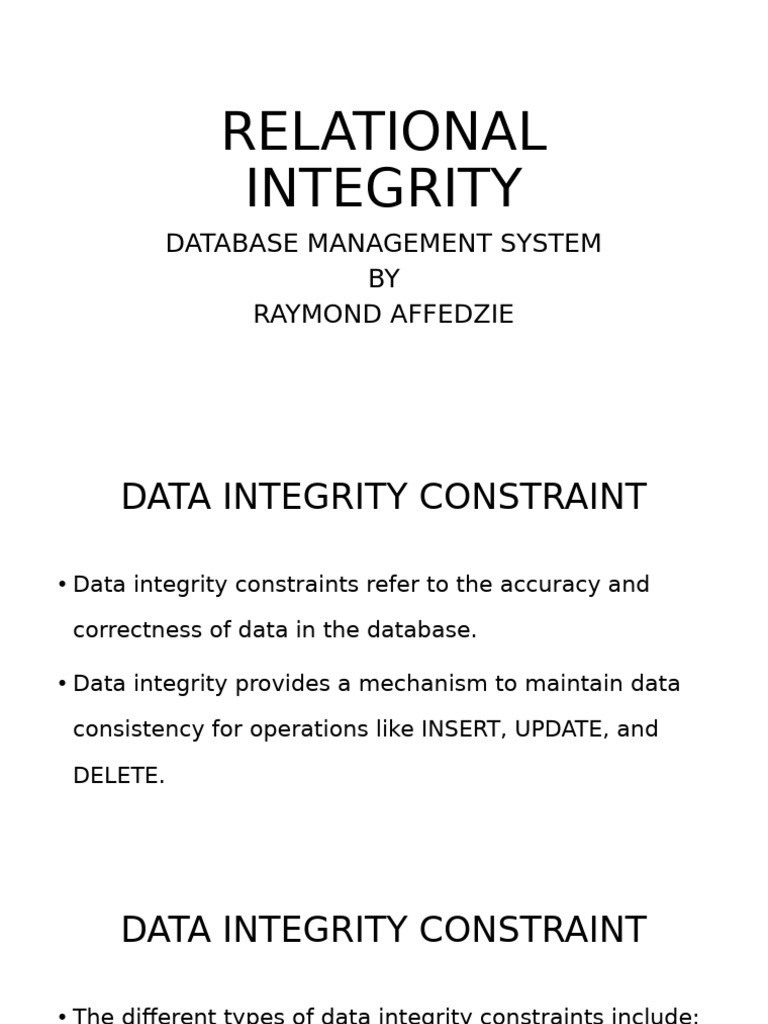 Relational Integrity - Data Redundancy - Data Anomaly | PDF | Relational Database | Database Index