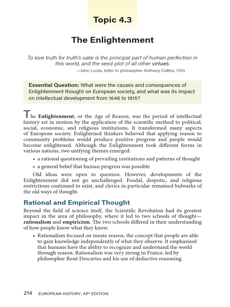 thebestamscochapter7 | PDF | Age Of Enlightenment | Atheism