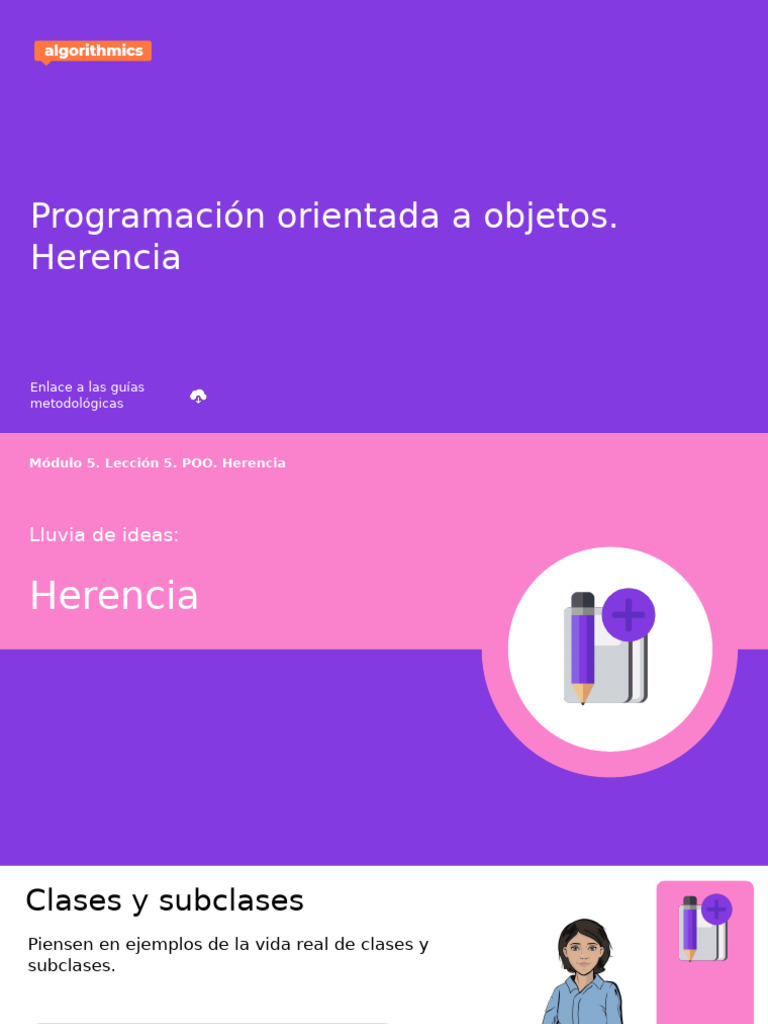 Herencia POO | PDF | Herencia (Programación Orientada a Objetos) | Constructor (Programación ...