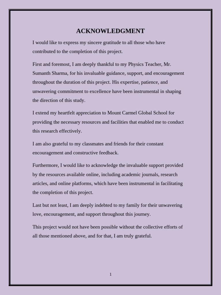 Refractive Index Project ClassXII | PDF | Refraction | Refractive Index