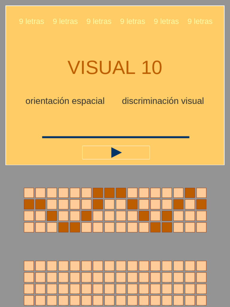 Discriminación Visual - Ejercicios 10 | PDF