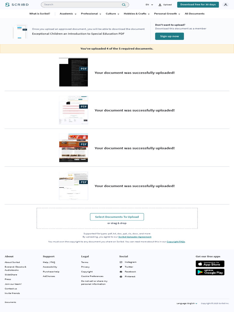 Upload a Document Scribd | PDF | Scribd | Computing