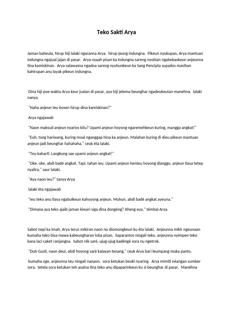 Teko Sakti Arya-WPS Office | PDF