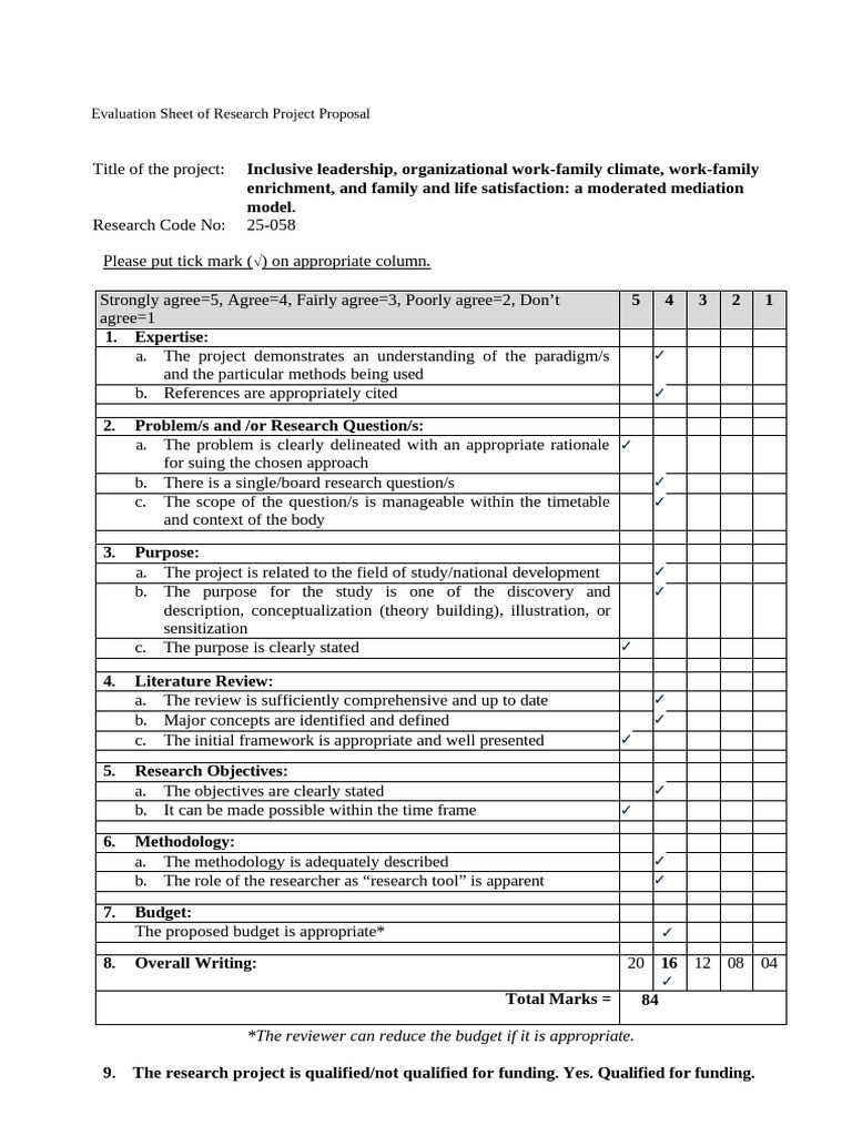 Evalution Form 25-058 MMH | PDF | Methodology | Evaluation