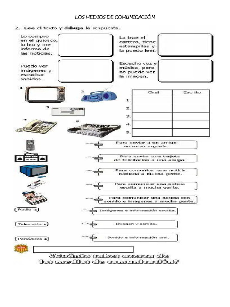 LOS MEDIOS DE COMUNICACI-N.docx | PDF