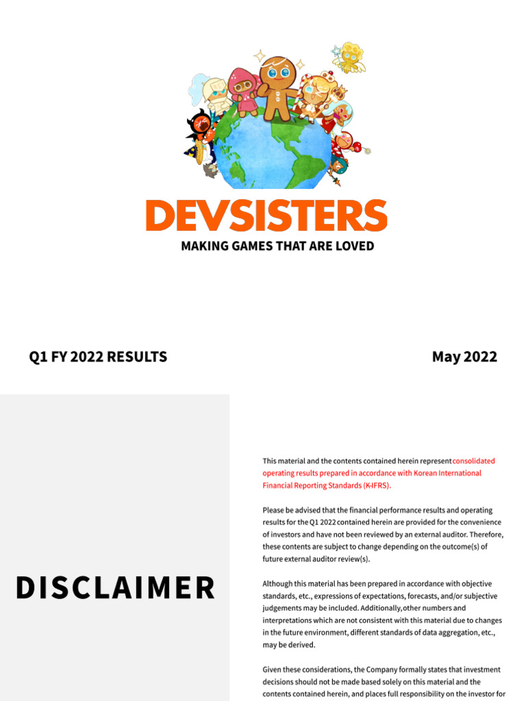 Devsisters 2022Q1 | PDF