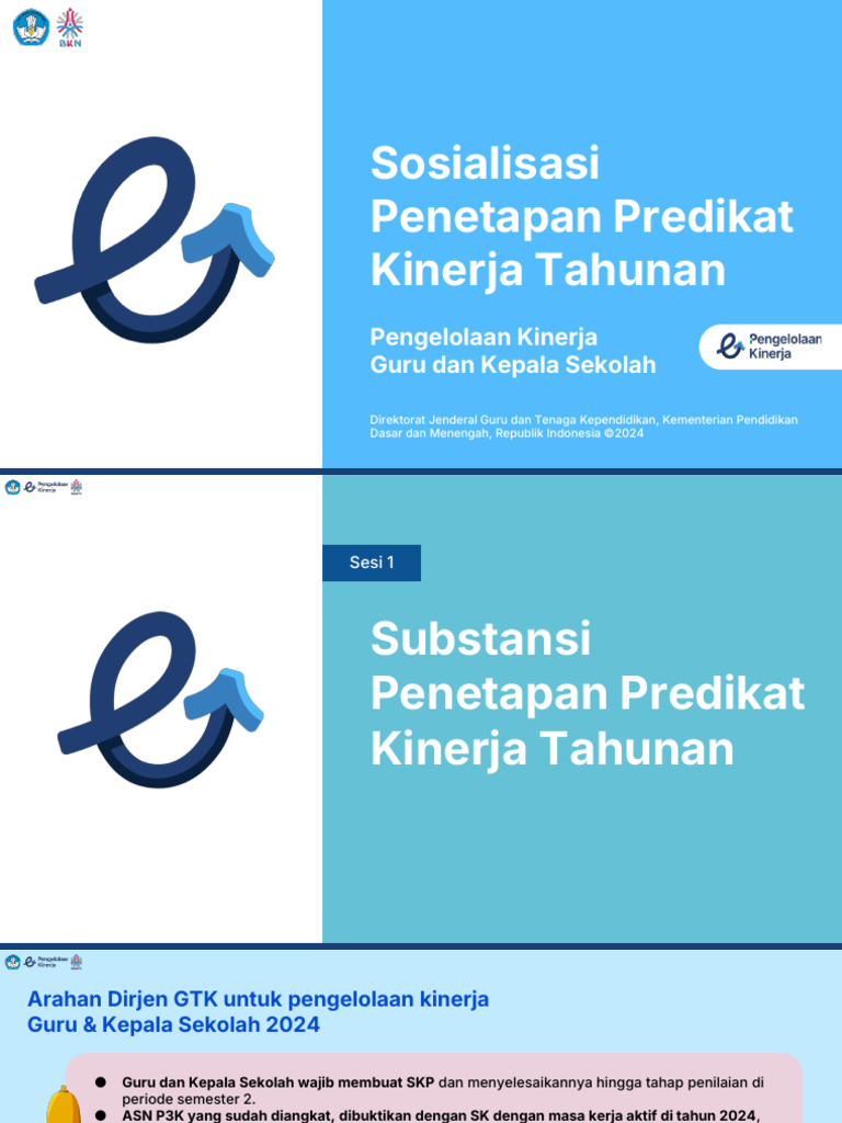Sosialisasi Penetapan Predikat Kinerja Tahunan Pengelolaan Kinerja Guru ...