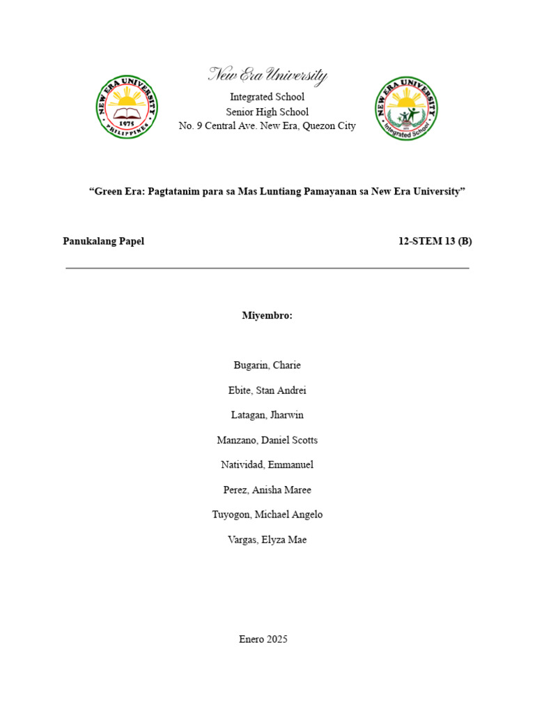 Panukalang Proyekto - Tree Planting-1 | PDF