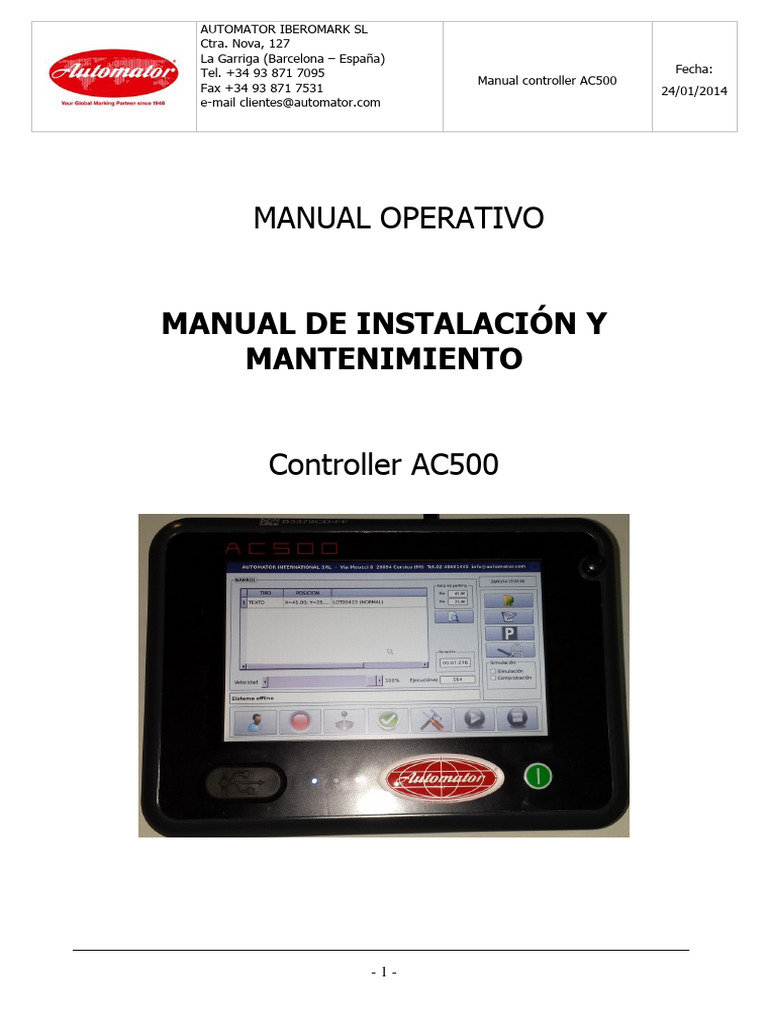 Manual AC500 | PDF | Software | Diodo emisor de luz