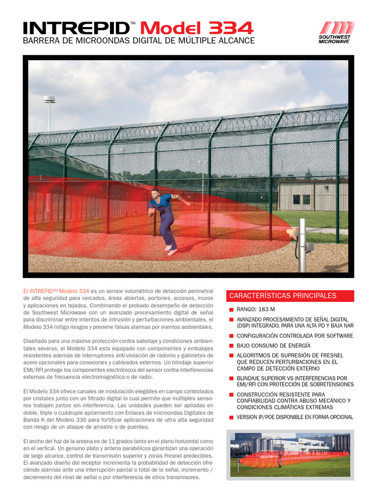 Intrepid Model 334 Data Sheet Es 240704 230017 | PDF | Antena (Radio ...