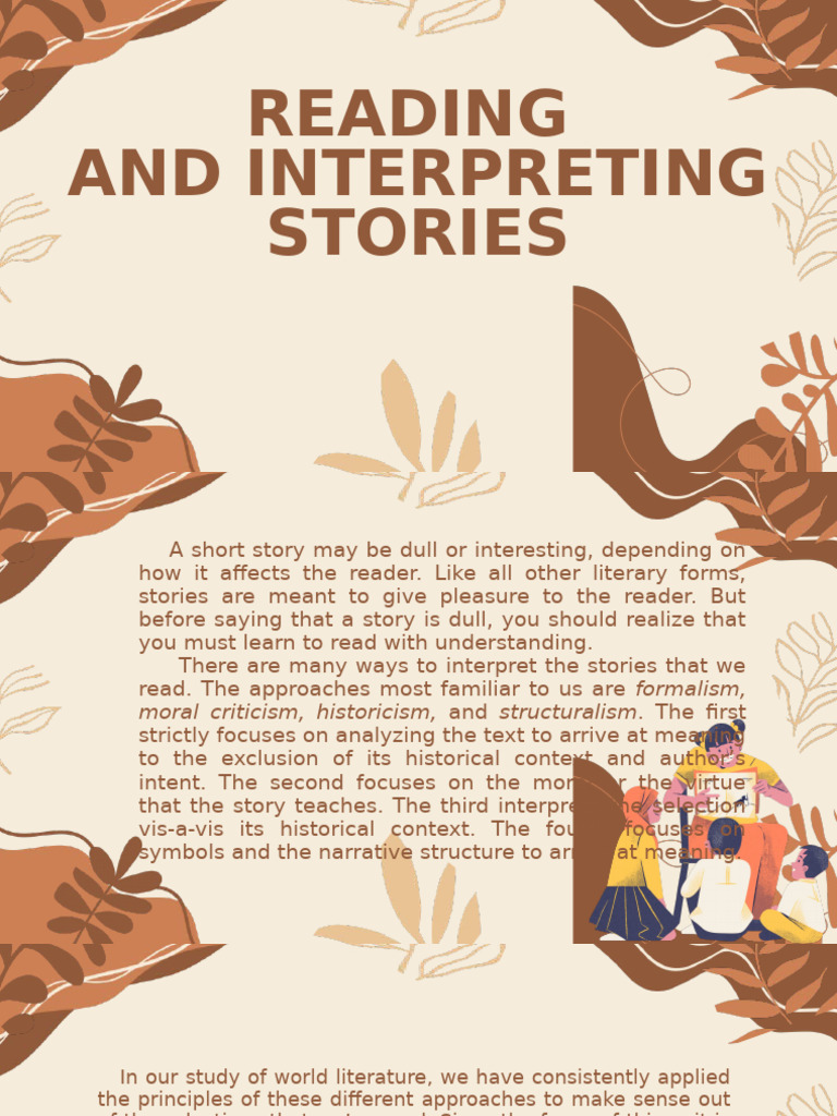 Understanding Story Interpretation Techniques | PDF | Liberal Arts ...