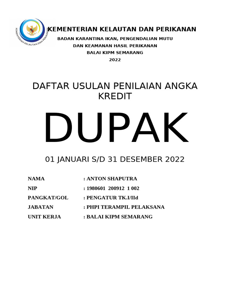 Cover Dupak Baru | PDF