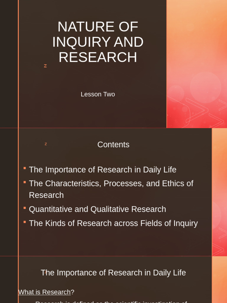 Understanding Research: Types and Ethics | PDF | Qualitative Research ...