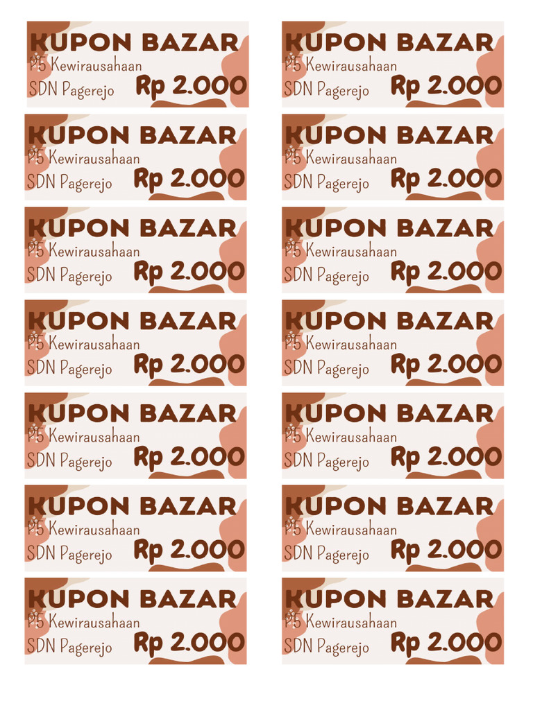 Kupon Bazar | PDF