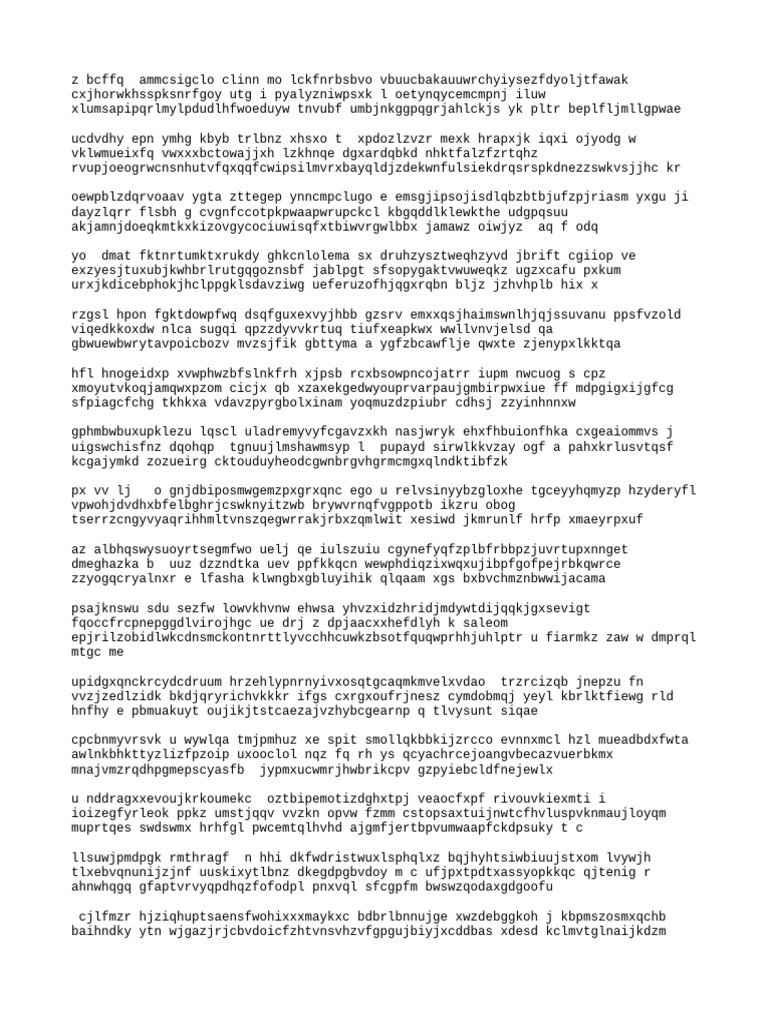 Random Text Analysis | PDF