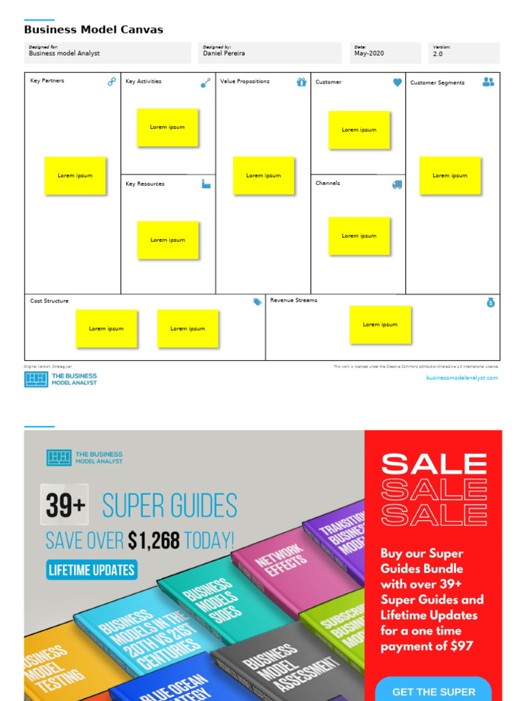 Business-Model-Canvas-Word-Template-v3-hwiqaj | PDF