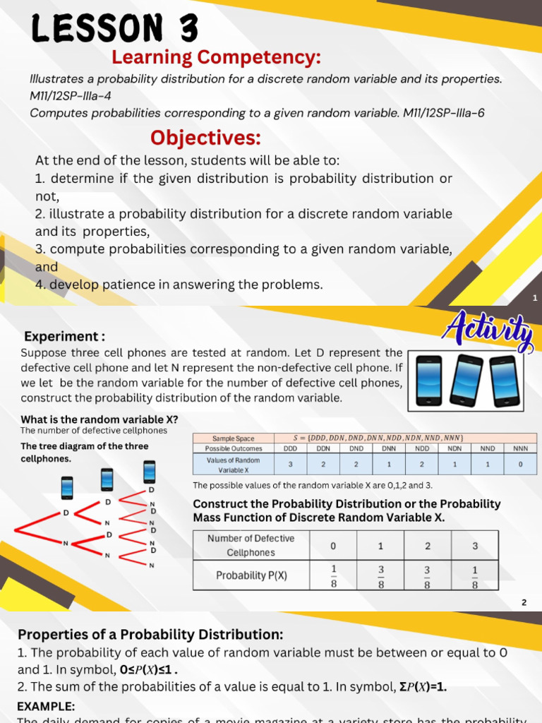 Stat and Prob Lesson 6 8 | PDF