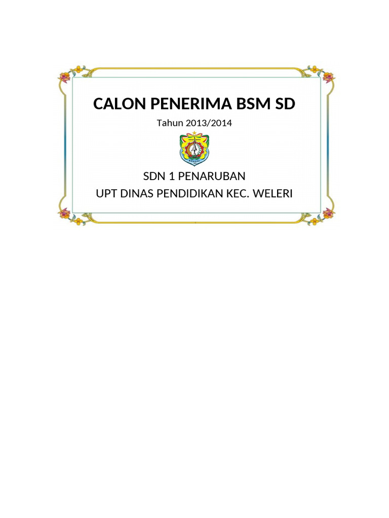 Sampul Kecil A 1 | PDF