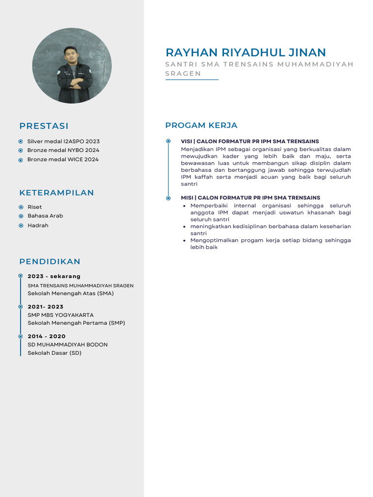 CV Rayhan Riyadhul J. | PDF