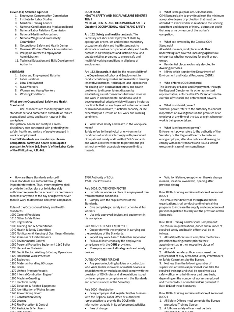 cosh reviewer | PDF | Occupational Safety And Health | Scaffolding