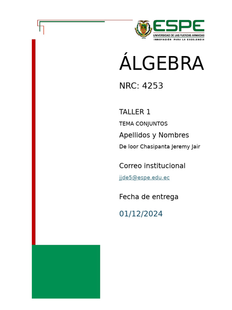 caratula deberes kdg | PDF