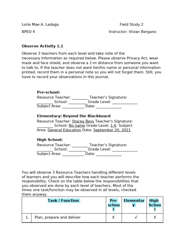FS2 Episode 1 (1) | PDF | Teachers | Curriculum