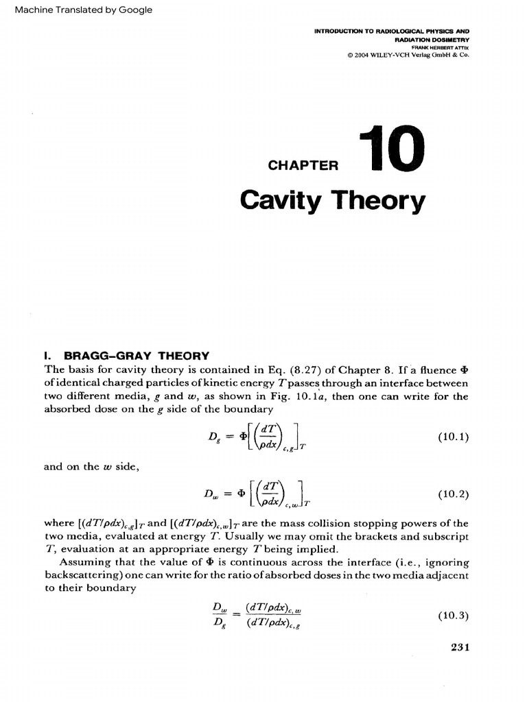 Introduction to Radiological Physics and Radiation Dosimetry - 1986 ...