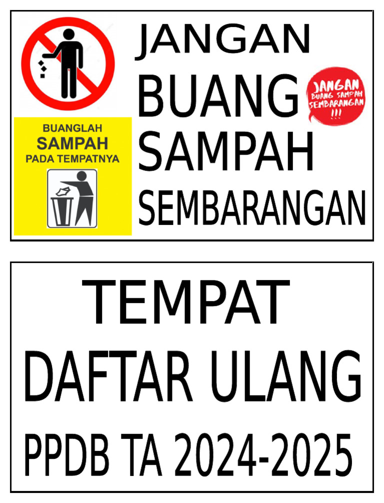 Jangan Buang Sampah Sembarangan Pdf