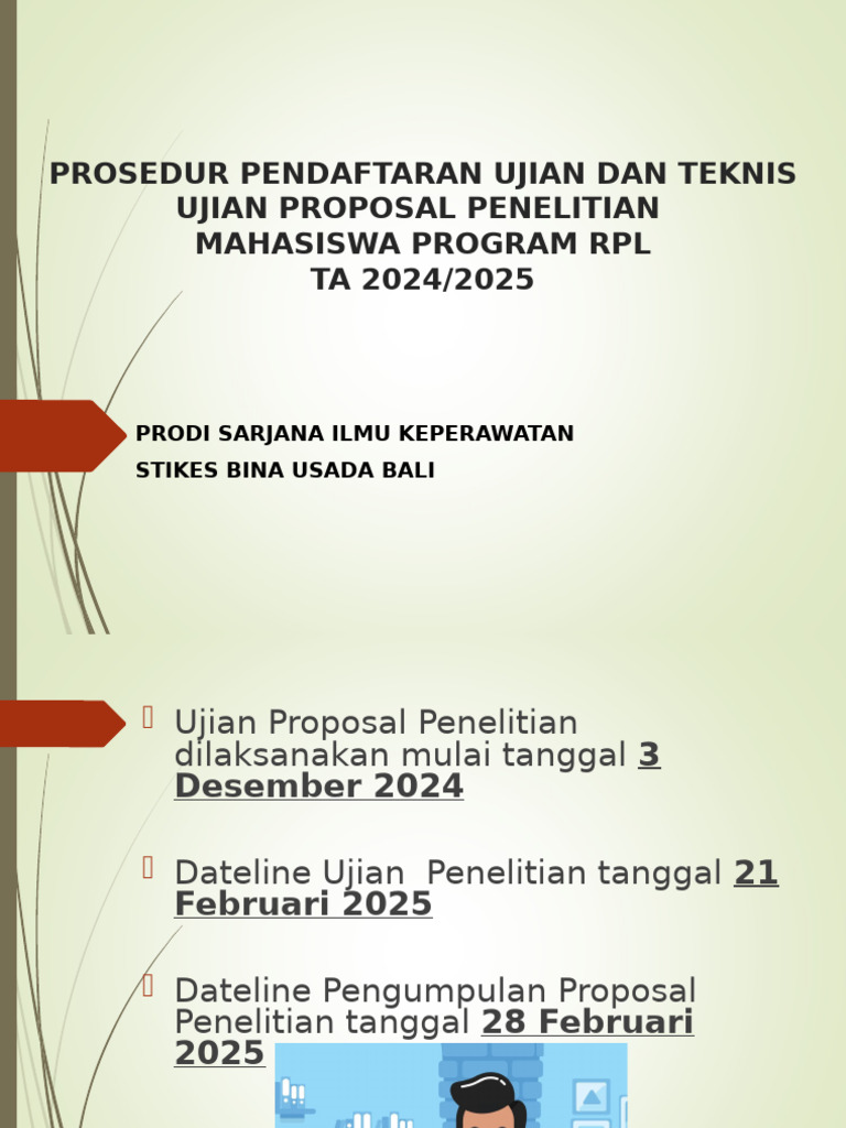 Apersepsi Ujian Proposal RPL 2024 | PDF