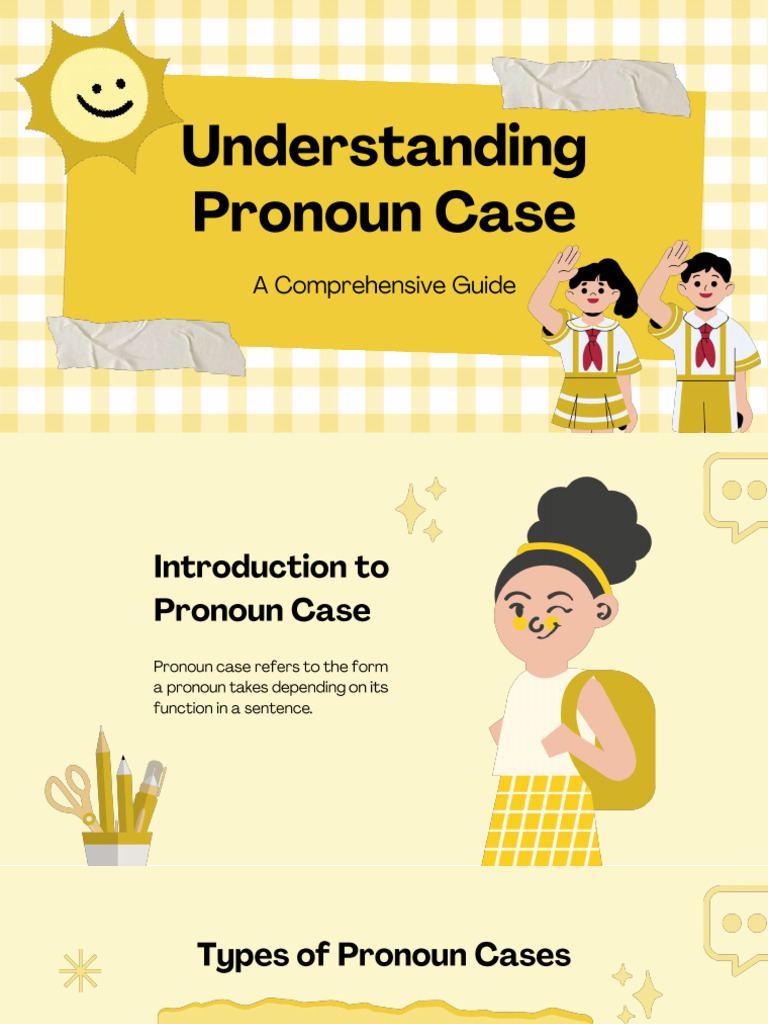 Understanding Pronoun Case | PDF