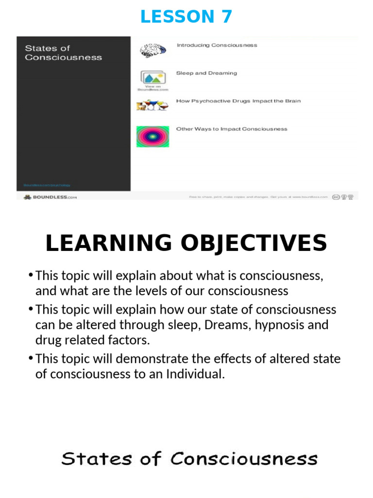 Understanding Consciousness Levels | PDF | Consciousness | Unconscious Mind