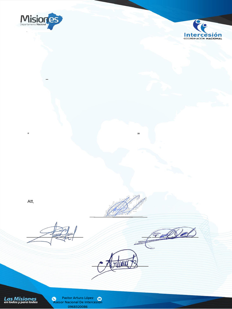 Oficio Programa Inaugural Intercesion 2025 | PDF