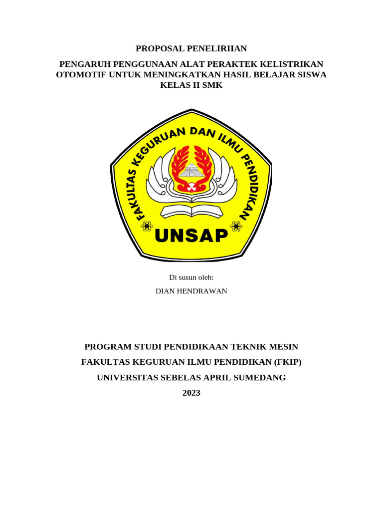 PROPOSAL PENELIRIIAN karya cep dian | PDF