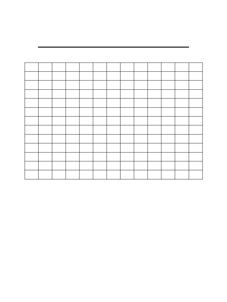 Week 2 Multiplication Table Chart and Family 1-12 Exercise | PDF