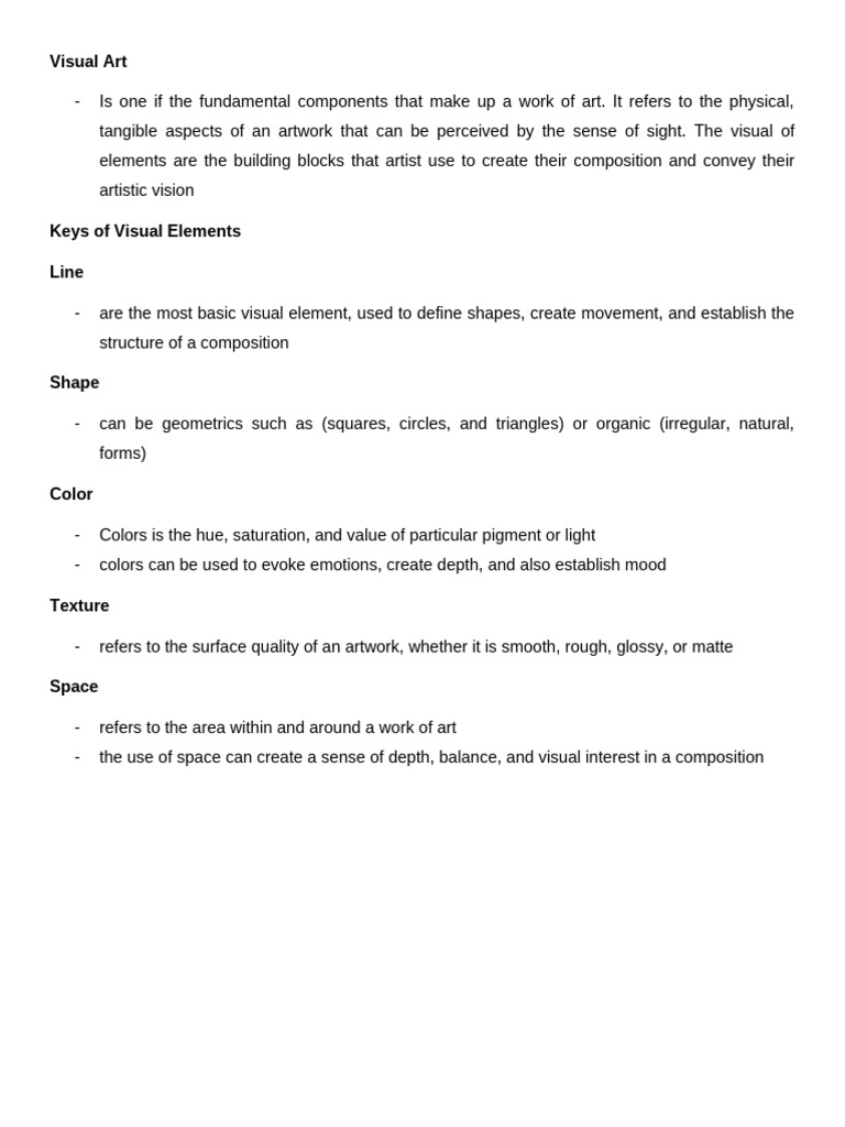 Art-App Presentaion Incomplete | PDF | Composition (Visual Arts) | Sound