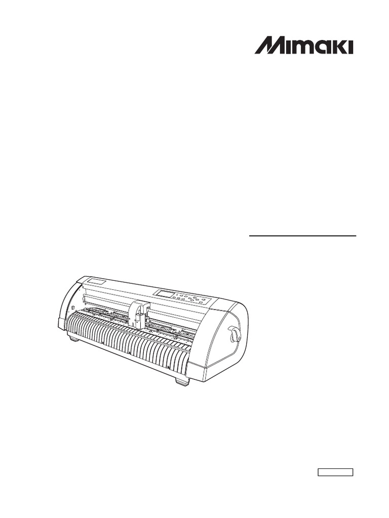 Mechanical Drawing for Mimaki CG-60SR/SL | PDF | Screw | Manufactured Goods