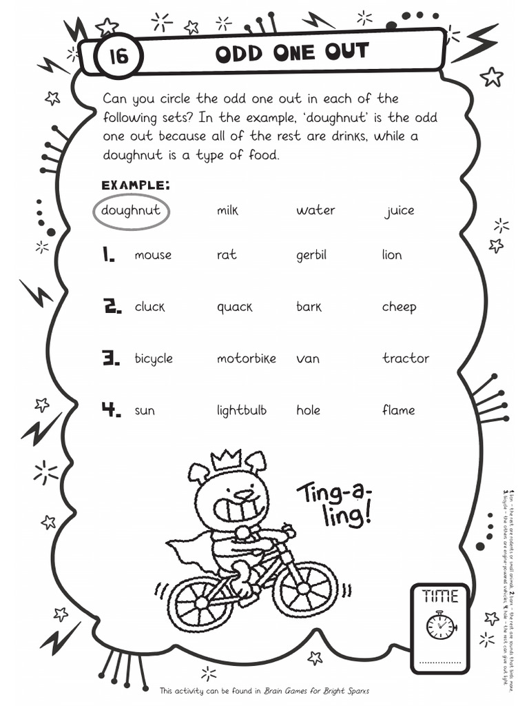 Brain Games For Bright Sparks Learning Resources | PDF
