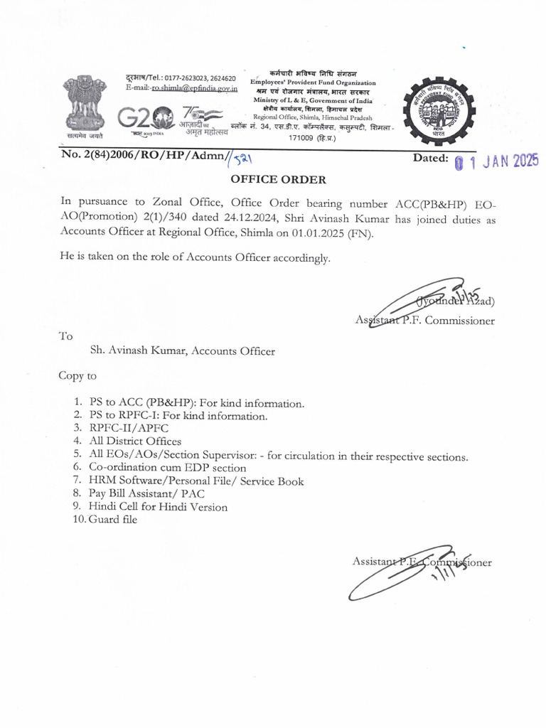 Joining Order AO | PDF