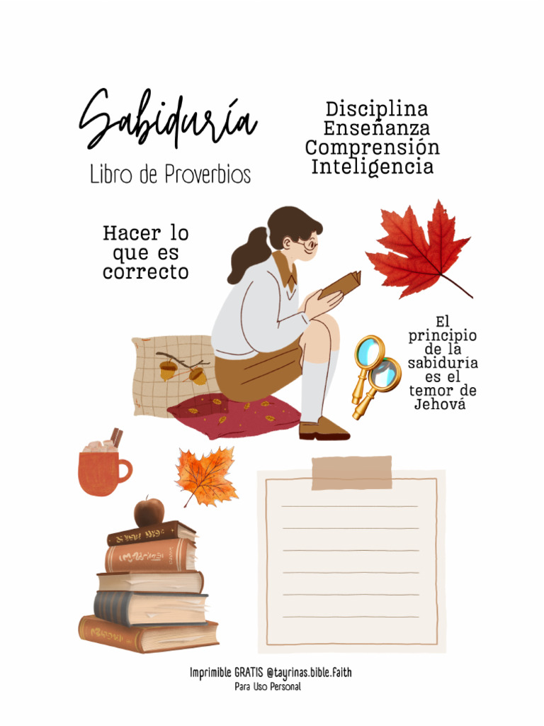 Sabiduría Imprimible GRATIS | PDF