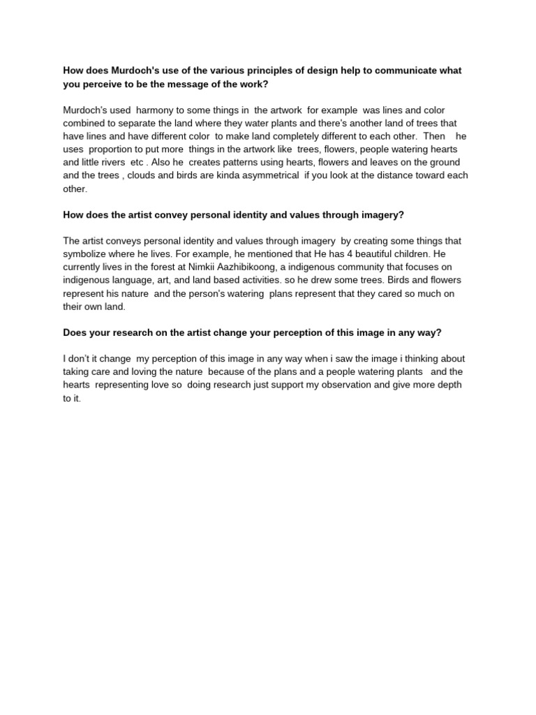 Principles of First Nations, Métis, and Inuit Artists | PDF