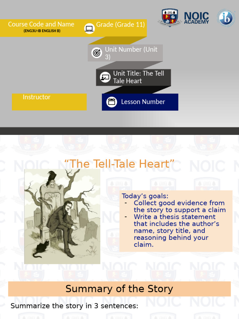 IOSSD The Tell Tale Heart Writing | PDF | Insanity Defense | Evidence